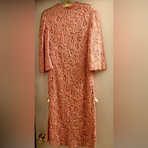 Dresses | Vintage 6s Pink Ribbon Dress W Side Bows Length Is 43 To ...